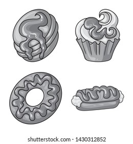 Vector Design Sweet Caramel Symbol Set Stock Vector (Royalty Free ...