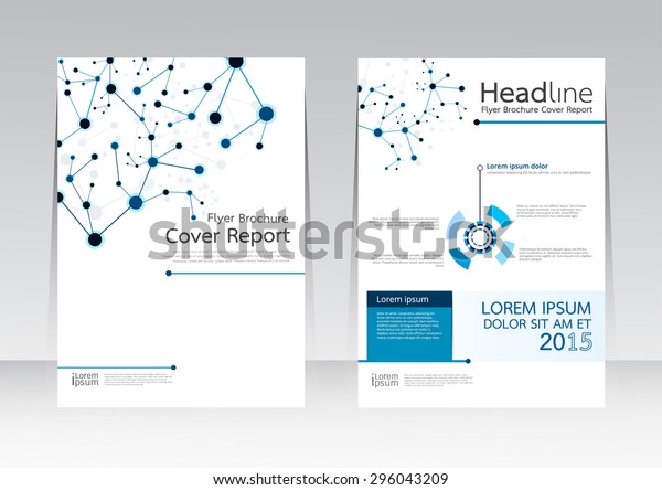 Vector Design Technology Business Cover Report Stock Vector (Royalty ...