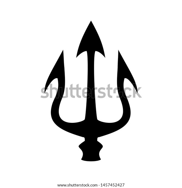 Vector Design Trident Poseidon Sign Set Stock Vector (Royalty Free ...