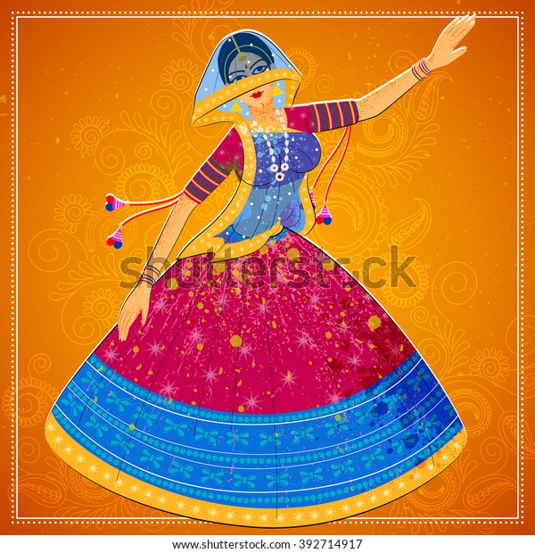 Création vectorielle d'une femme exécutant une : image vectorielle de ...