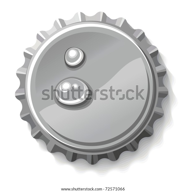 Vector Detailed Illustration Bottlecap Isolated Over Stock Vector ...