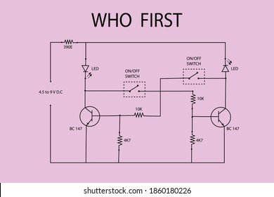 Vector Diagram Circuit Who First Gadget Stock Vector (Royalty Free ...