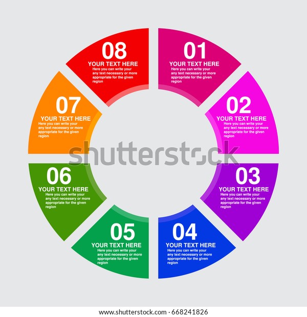 Vector Diagram Template Infographics Diagrams Business 스톡 벡터(로열티 프리 ...