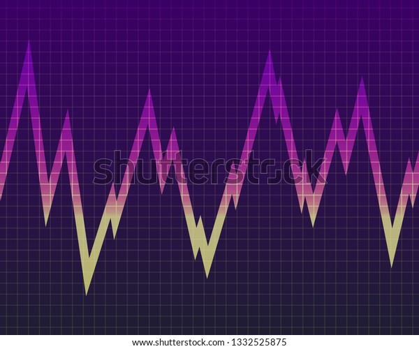 Vector Digital Colorful Sine Wave Background Stock Vector (Royalty Free ...