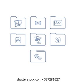 83,712 File folder outline Images, Stock Photos & Vectors | Shutterstock
