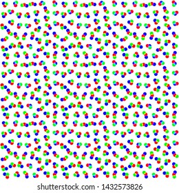 Vector Digital Rgb Dots Colored Pattern Stock Vector (Royalty Free ...