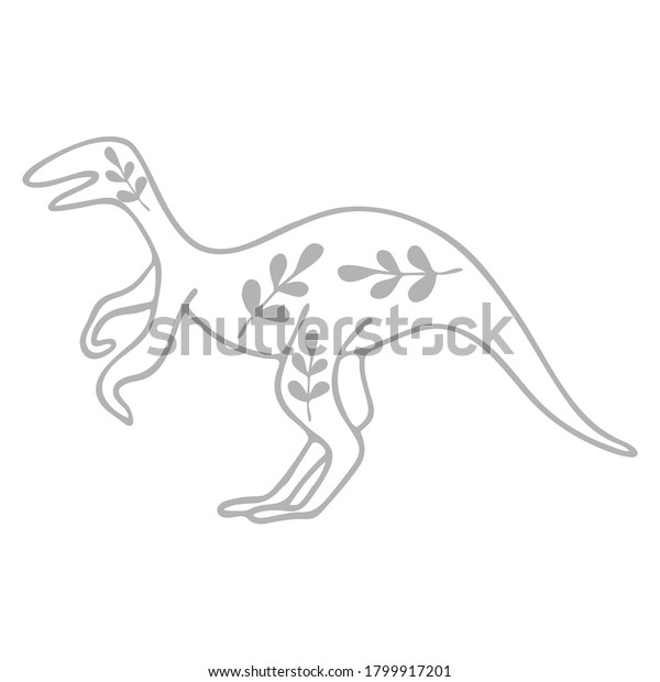 Vector Dinosaur Kids Design Stock Vector (Royalty Free) 1799917201 ...