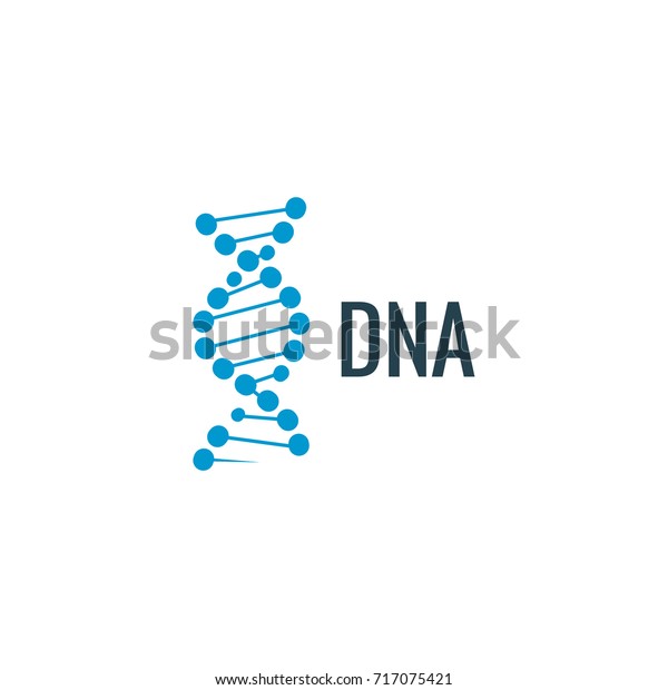 Vector Dna Logo Icon Gene Life Stock Vector (Royalty Free) 717075421