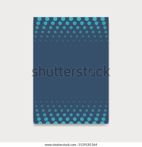 Vector Document Background Illustration Circle Pattern Stock Vector ...