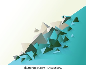 Vector Document Design Template Abstract Polygonal Stock Vector ...