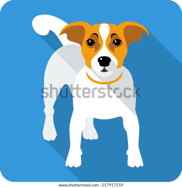 Vector Dog Jack Russell Terrier Icon Stock Vector (Royalty Free ...