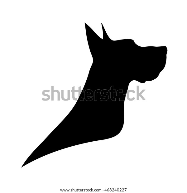 Vector Dog Logo On White Background Stock Vector (Royalty Free ...