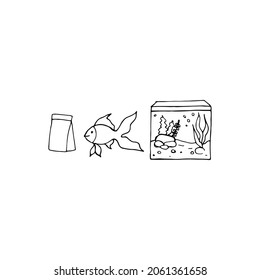791 Fish tank doodle Images, Stock Photos & Vectors | Shutterstock