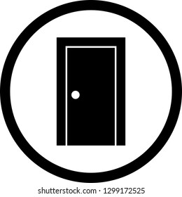 Dont Open Door Vector Icon No Stock Vector (Royalty Free) 1750758572