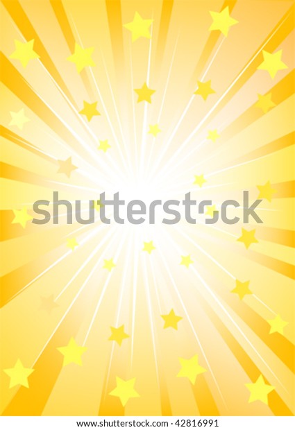 Vector Drawing Bright Light Stars Stock Vector (Royalty Free) 42816991 ...