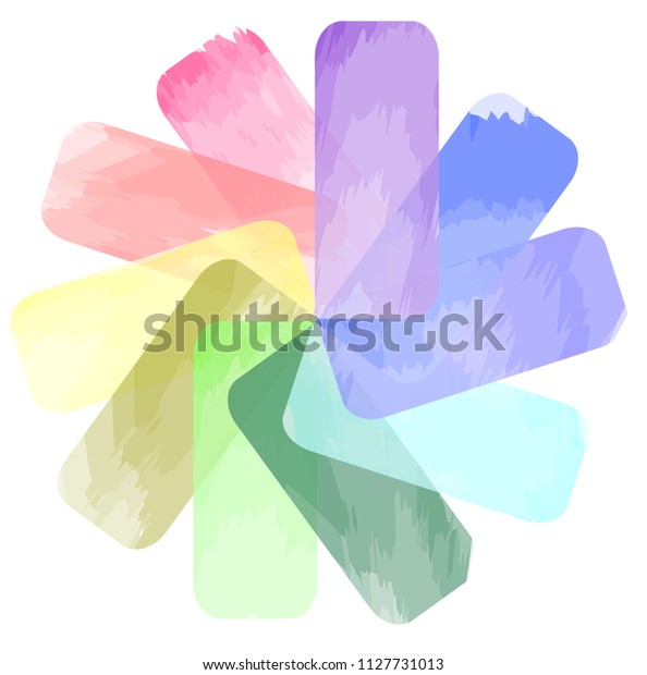 Vector Drawing Color Palette Obtained 10: เวกเตอร์สต็อก (ปลอดค่า ...