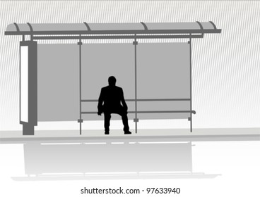 2,804 Bus stop drawing Images, Stock Photos & Vectors | Shutterstock