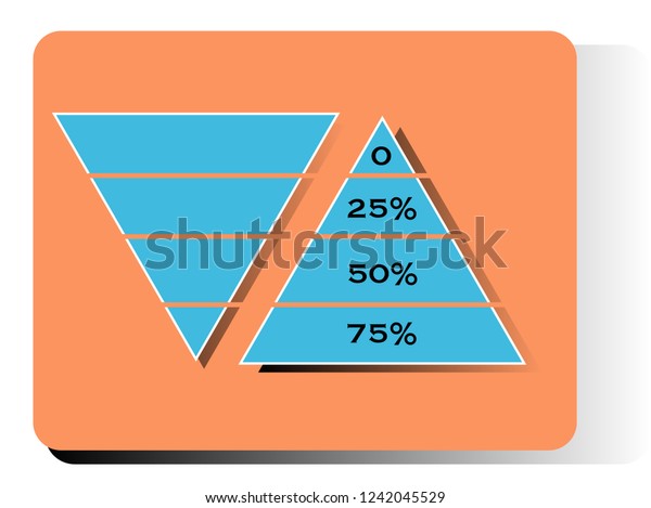 Vector Drawing Depicting Pyramid Form Diagram Stock Vector (Royalty ...