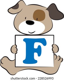 Vector Drawing Dog Holding Card Letter Stock Vector (Royalty Free ...