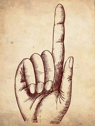 Index Finger Logo Art Print Free Stock Photo - Public Domain Pictures