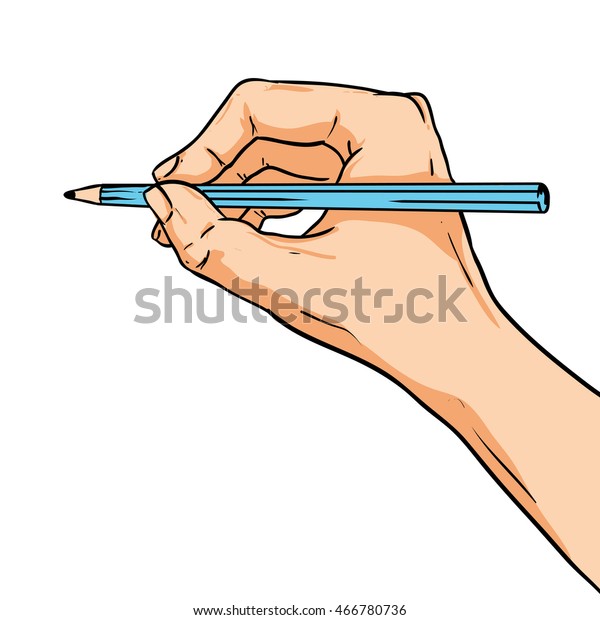 Vector Drawing Hand Pencil Illustration Comic 库存矢量图（免版税）466780736 ...