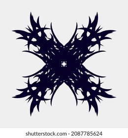Vector Drawing Illustration Motifs Cool Stylish Stock Vector (Royalty ...