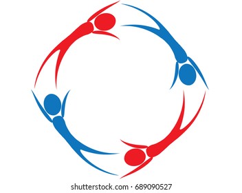 Vector Drawing People Icon Stock Vector (Royalty Free) 689090434