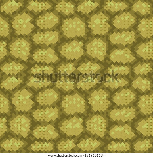 Vector Drawing Snake Skin Snakeskin Seamless Stock Vector (Royalty Free ...