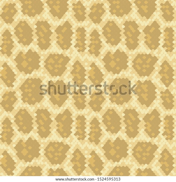 Vector Drawing Snake Skin Snakeskin Seamless Stock Vector (Royalty Free ...