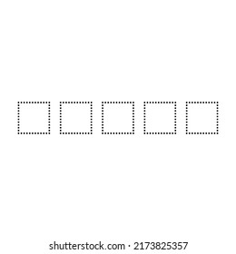 Vector Drawing Squares Squares Five Pieces Stock Vector (Royalty Free ...