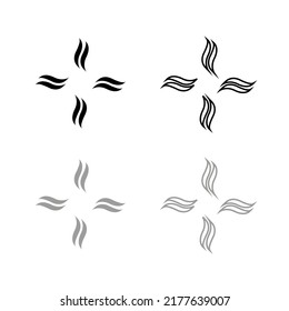 Vector Drawing Wavy Cross Silhouette Contour: เวกเตอร์สต็อก (ปลอดค่า ...