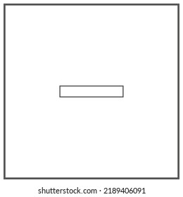 Vector Drawingminus Sign Contour Color Gray Stock Vector (Royalty Free ...