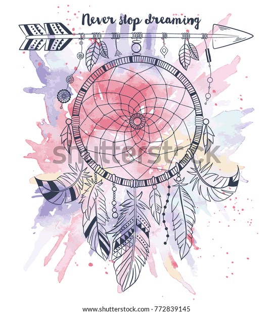 Vector Dream Catcher Stock Vector (Royalty Free) 772839145 | Shutterstock