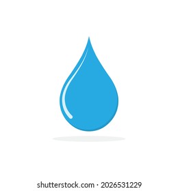 Vector Drop Icon Blue Water Drop Stock Vector (Royalty Free) 2026531229 ...