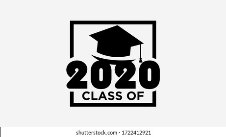 Class 2020 Logo Simple Template Isolated Stock Vector (Royalty Free ...