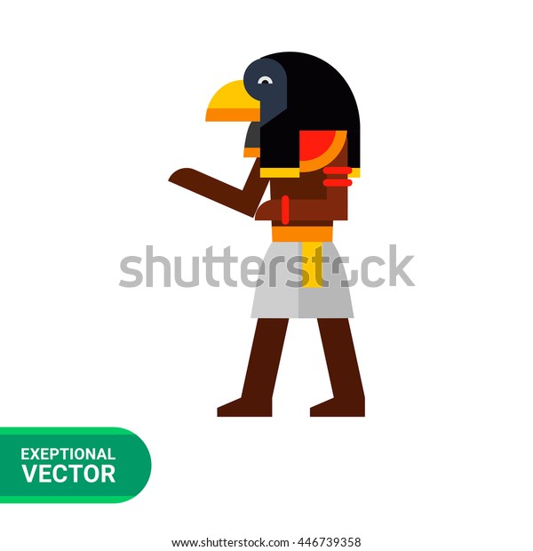 Vector Egyptian God Ra Icon Stock Vector (Royalty Free) 446739358 ...