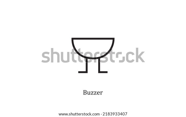 Vector Electronic Circuit Symbol Buzzer: เวกเตอร์สต็อก (ปลอดค่า ...