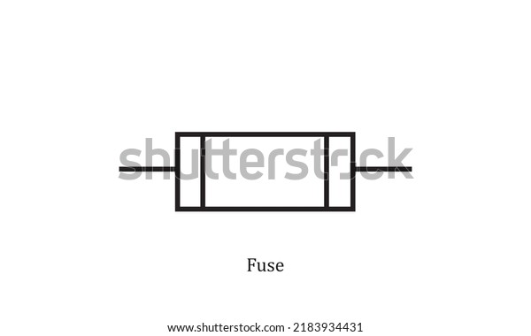Vector Electronic Circuit Symbol Fuse: เวกเตอร์สต็อก (ปลอดค่าลิขสิทธิ์ ...