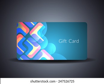 Vector Elegant Gift Card Design Stock Vector (Royalty Free) 247526725 ...