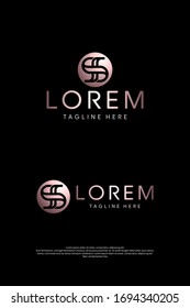 Vector Elegant Letter Ss Template Company Stock Vector (Royalty Free ...