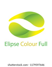 Vector Elipse Colour Full Logo Design Stock Vector (Royalty Free ...