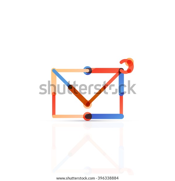 Vector Email Business Symbol Sign Logo Stock Vector (Royalty Free ...
