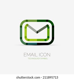 Vector Email Icon Company Logo Design Stock Vector (Royalty Free ...