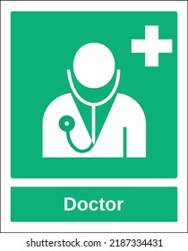 Vector Emergency First Aid Sign Iso Stock Vector (Royalty Free ...