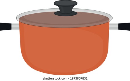 Vector Emoticon Illustration Cooking Pot Stock Vector (Royalty Free ...