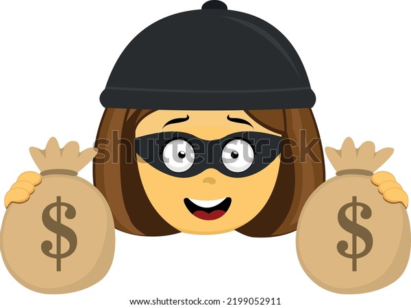 Vector Emoticon Illustration Face Yellow Cartoon Stock Vector Royalty