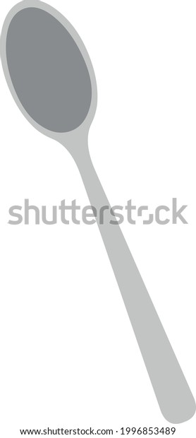 Vector Emoticon Illustration Teaspoon Spoon Stock Vector (Royalty Free ...