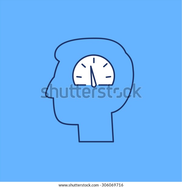Vector Emotion Regulation Skills Icon Speedometer Stock Vector (Royalty ...