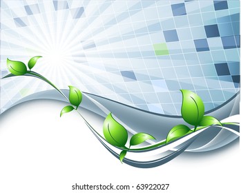 Vector Environmental Background Copy Space Eps10 Stock Vector (Royalty ...