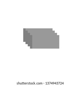 Vector Eraser Pixel Art Stock Vector (Royalty Free) 1374943724